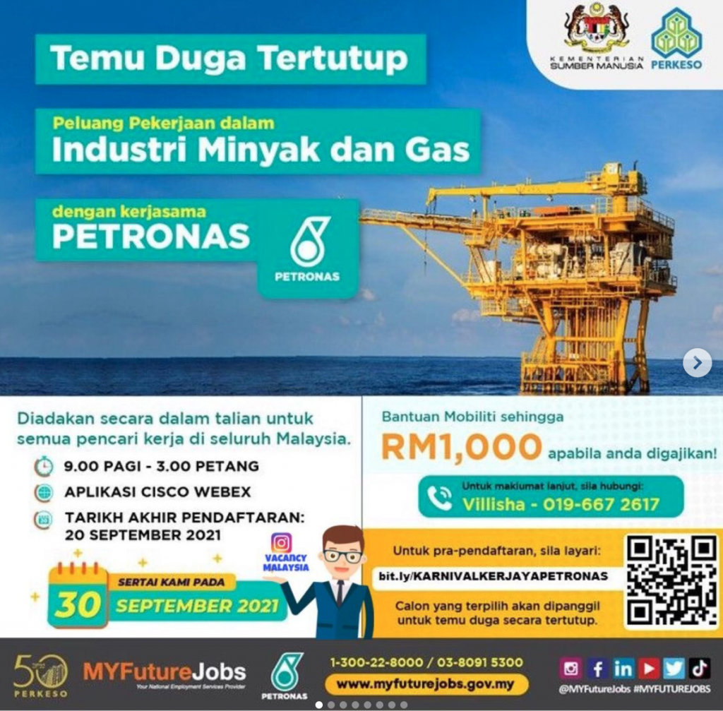 Iklan Temuduga Tertutup Kerjasama Petronas » Jobs Hub