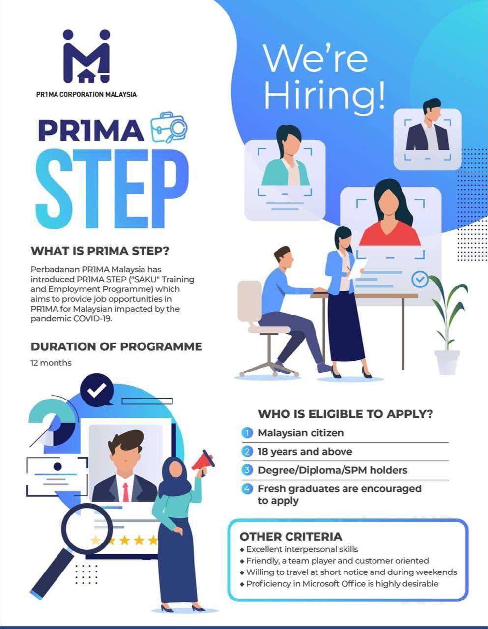 Iklan Jawatan PR1MA Corporation Malaysia » Jobs Hub