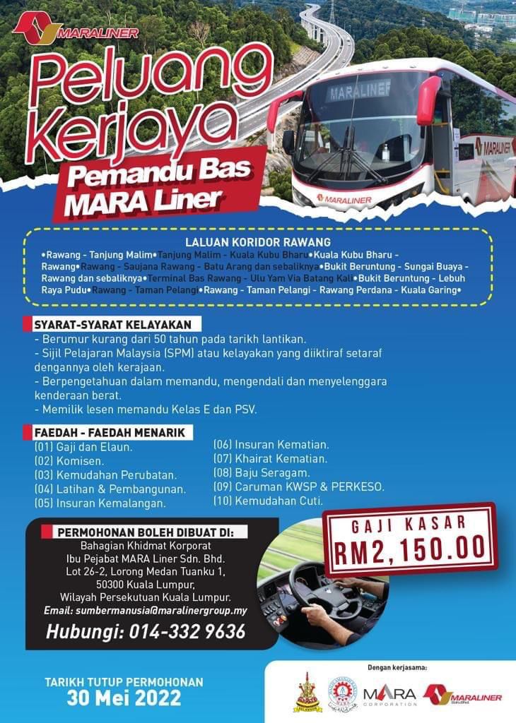 Iklan Jawatan MARA Liner Sdn Bhd » Jobs Hub