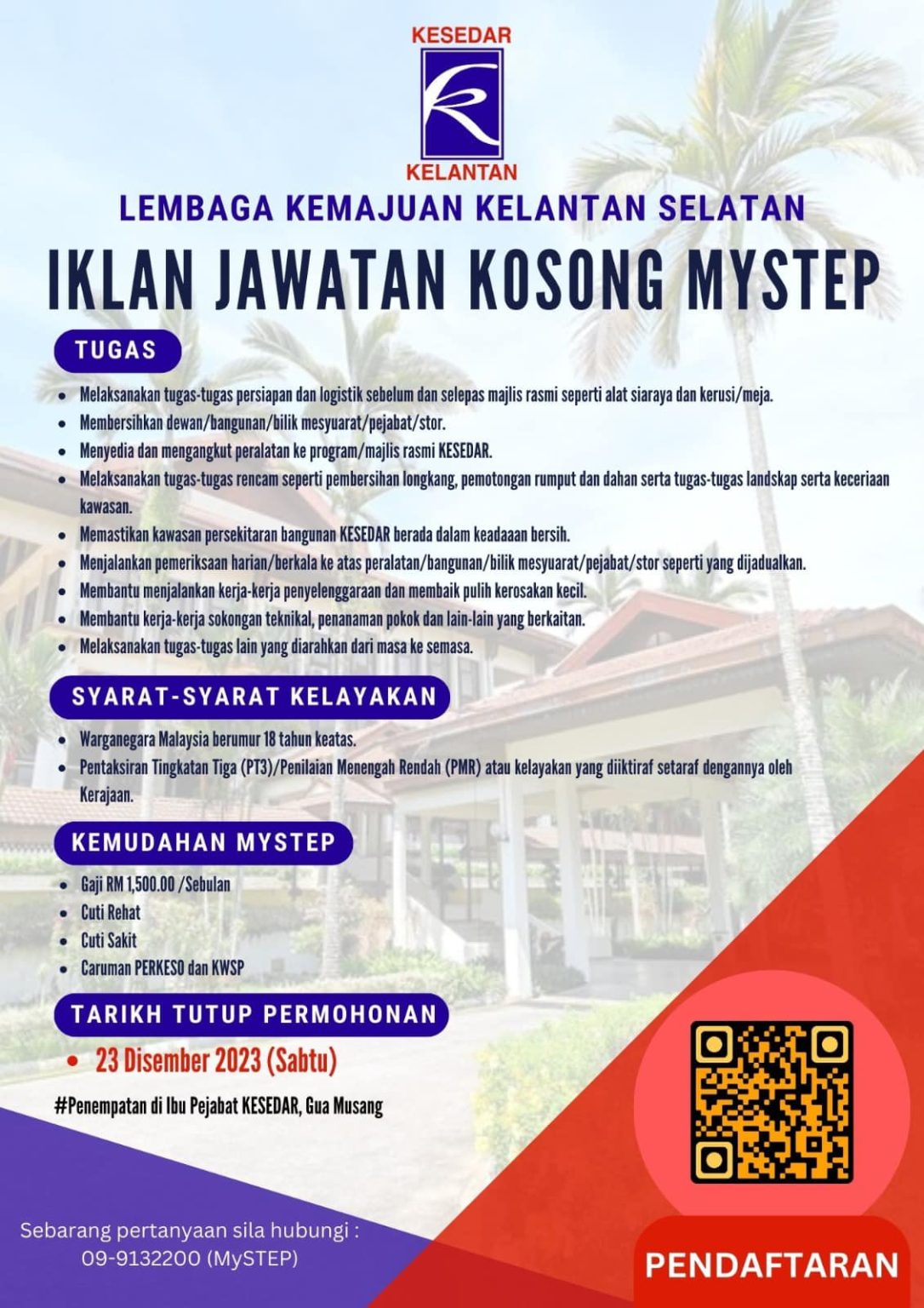 Iklan Jawatan Lembaga Kemajuan Kelantan Selatan (KESEDAR) » Jobs Hub