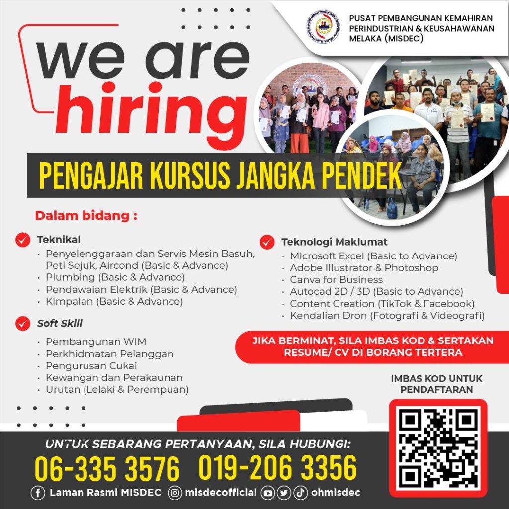 Iklan Jawatan Pusat Pembangunan Dan Keusahawanan Kemahiran ...