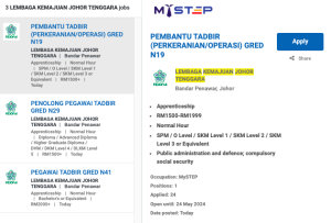 Iklan Jawatan Lembaga Kemajuan Johor Tenggara (KEJORA) » Jobs Hub